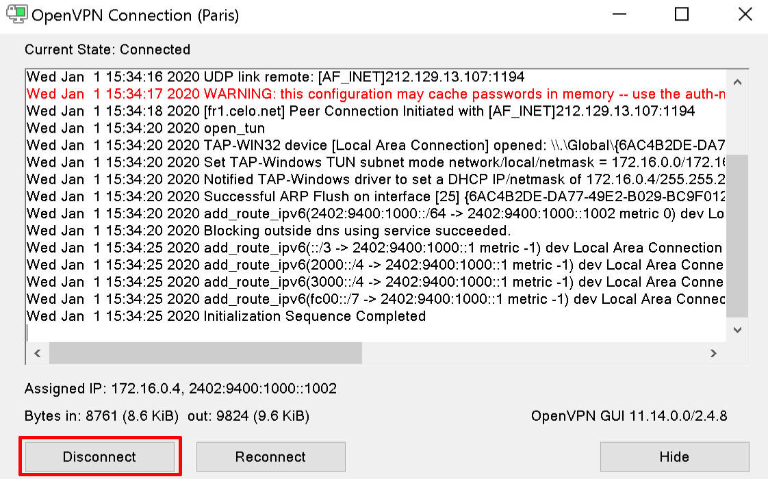 Windows Client Setup | Celo VPN Help Center